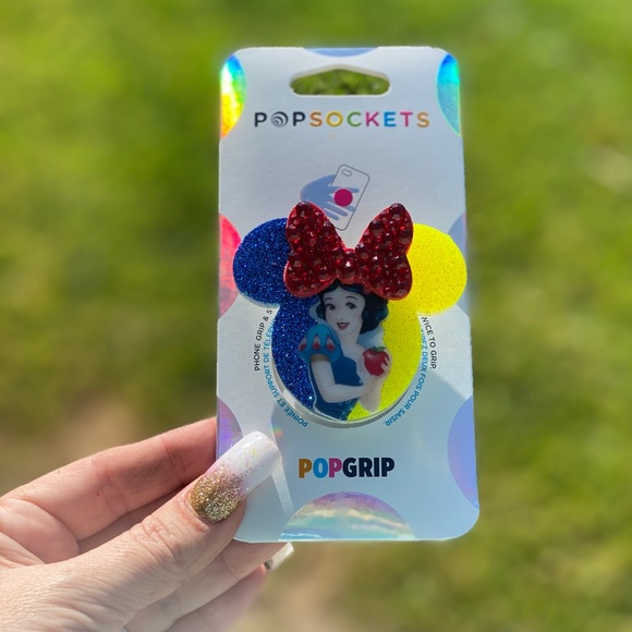 PopSocket | Accessories | Snow White Swappable Popsocket Wswarovski Bow ...